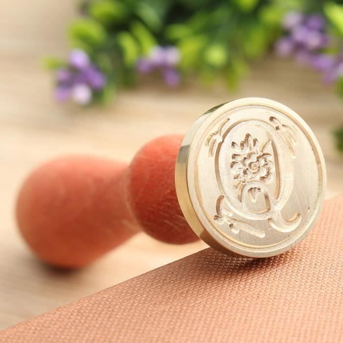 26 Lettre Classique A-Z Alphabet Sceau Cachet Bougie Bâton Tampon ...