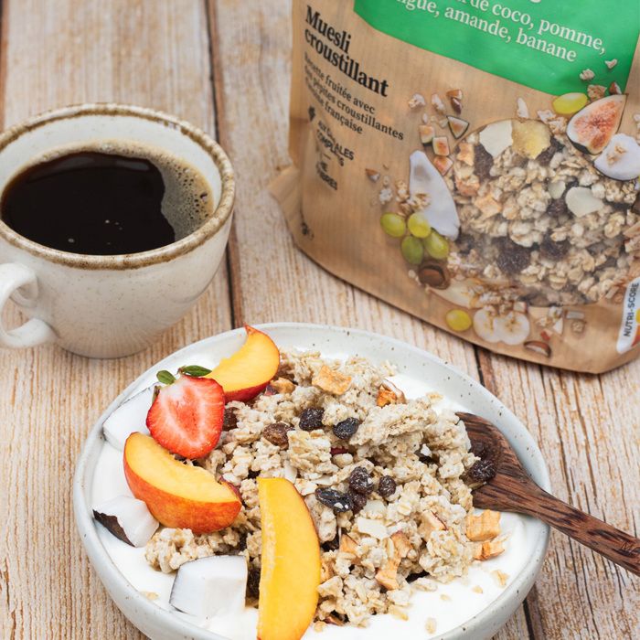Muesli Croustillant 6 Fruits Bio Favrichon - 500g - Cdiscount Au quotidien
