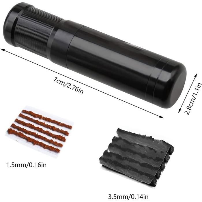 16 Pièces Kit De Réparation De Pneu, Kit Reparation Pneu Tubeless, Kit ...