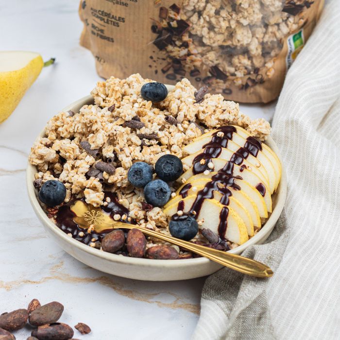 Muesli Croustillant 6 Fruits Bio Favrichon - 500g - Cdiscount Au quotidien