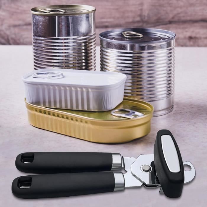 Ouvre Boite Conserve Manuel, 3 En 1 Acier Inoxydable Ouvre Boîte ...