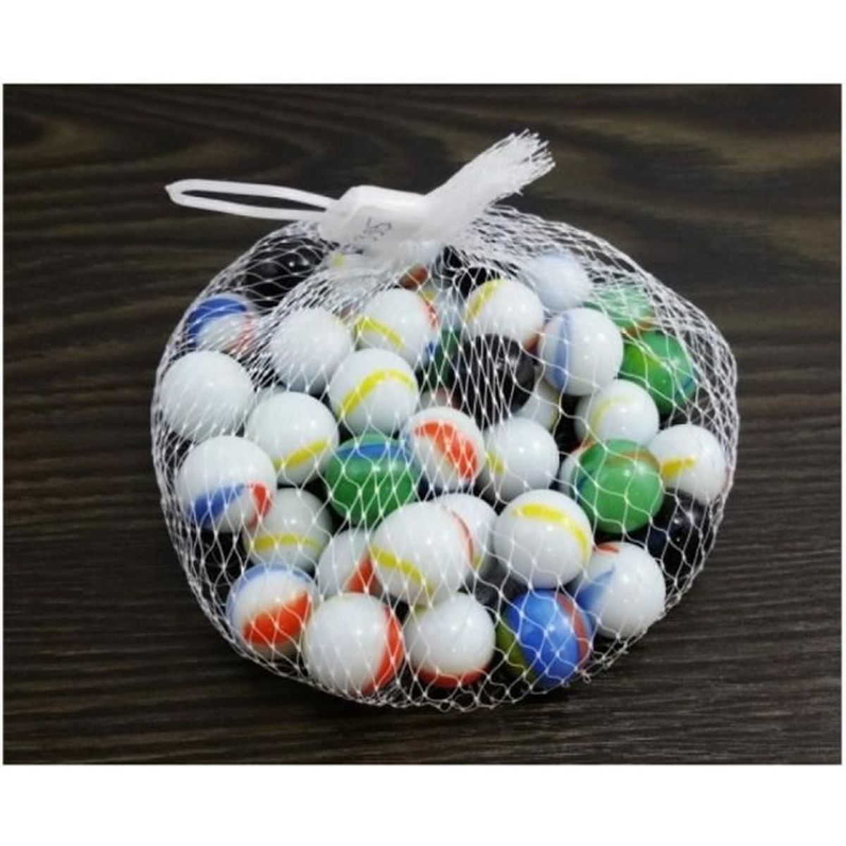 Lot de 50 Billes Multicolores Jeu de Cour de Récrée Récréation ...