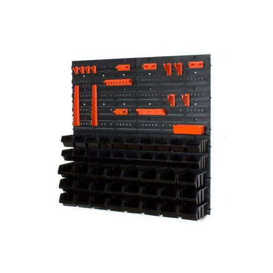 Table d'atelier pour outils 80 x 80 cm 44 bacs V35 - Cdiscount Auto