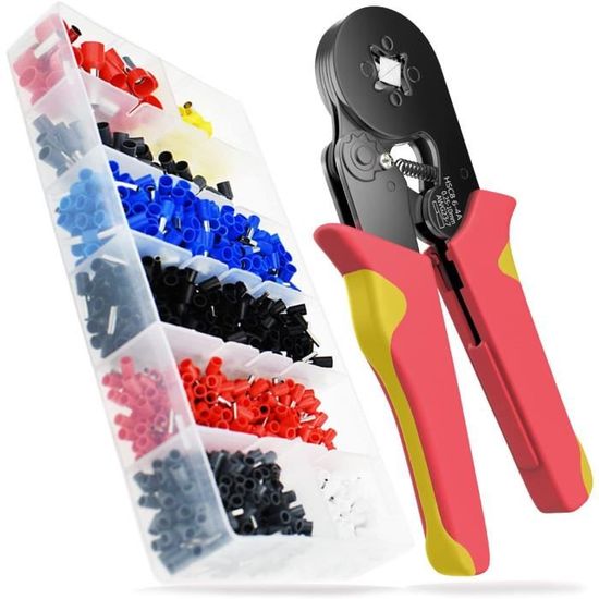 Lot de 1200 pinces à sertir - Embouts de câble - Pince à sertir - 0,25-10 mm²[722] - Cdiscount ...
