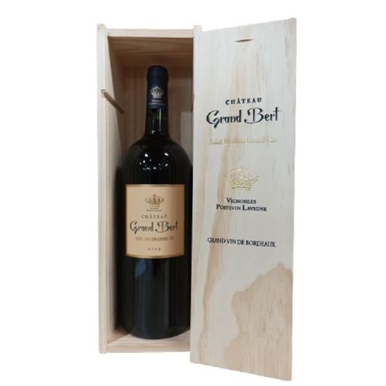 Coffret Cadeau 1 Magnum - Château Grand Bert AOC Saint Emilion Grand ...