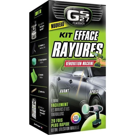 GS27 Kit efface rayures et rénovation machine - Cdiscount Auto