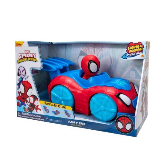 Vehicule Spidey Flash 'N' Dash Web Crawler - Spiderman Marvel ...