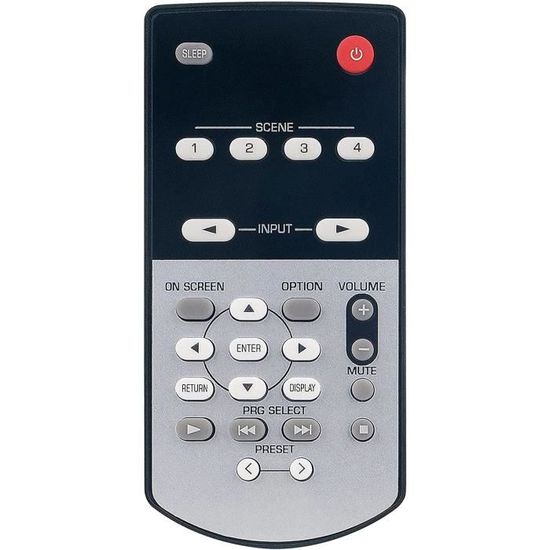 Rav39 Wu74100 Replacement Remote Control Compatible With Yamaha 7.1 ...