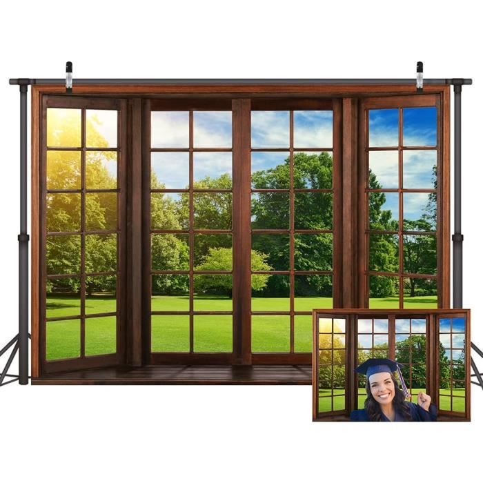 7x5FT Vidéoconférence Scènes Toile de fond extérieure chaque maison ...