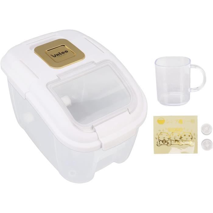 Boîte De Stockage De Riz Avec Couvercle Transparent, Seau De Stockage ...