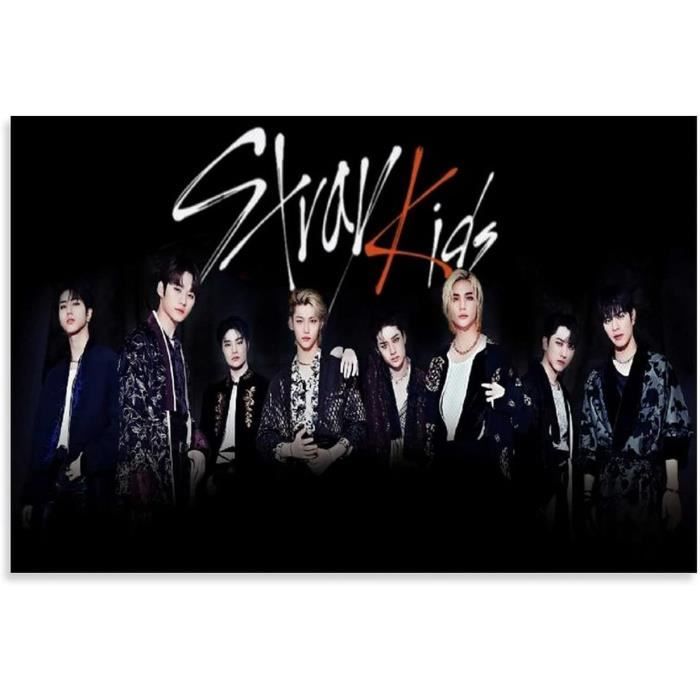 Kpop Stray Kids Poster Sur Toile Pour Enfants 50 X 75 Cm[u3304 ...