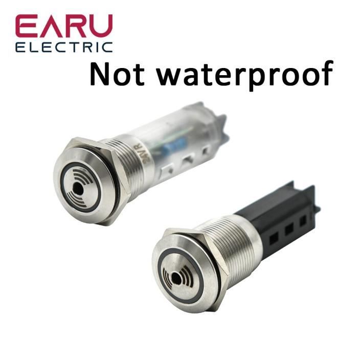 Buzzer Métal 24V 16MM Rouge Dispositif'avertissement de haut parleur ...