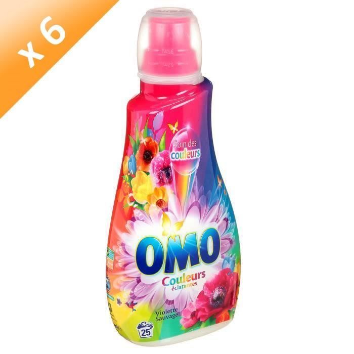 OMO Lessives liquides - Spécial couleur éclat - 875 ml - 25 lavages ...