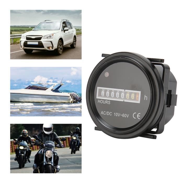 QID-Jauge de compteur horaire mécanique Compteur Horaire de Bateau ...