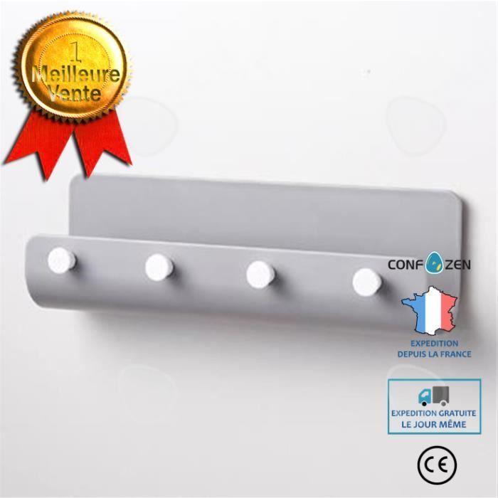CONFO® Support de crochet mural crochet mural collant Support mural en ...