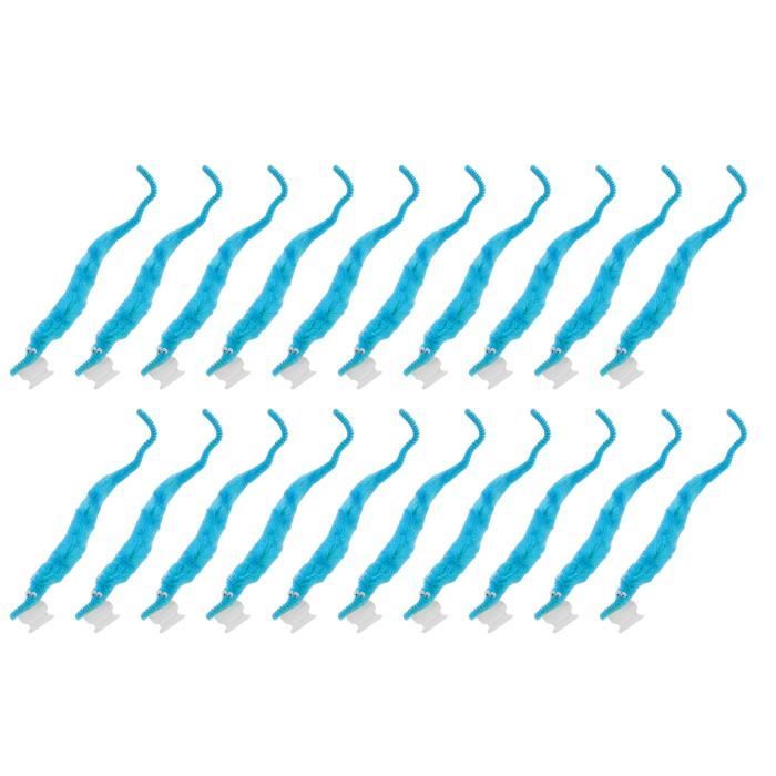 20 Pcs Furry Worm Soft Touch Plush Material Cute Style DIY Compact ...