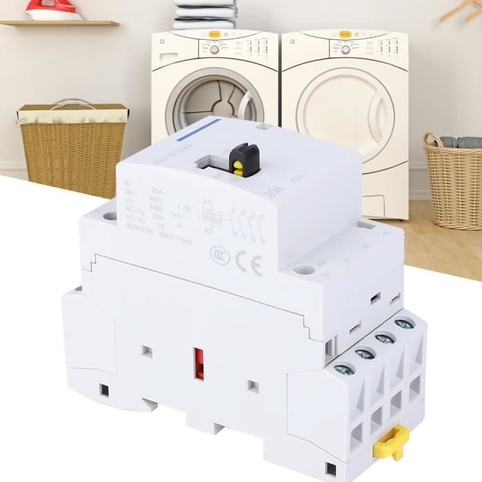 LAN Contacteur Ac Contacteur Modulaire Ac Domestique Bch8-20M 230V 4P ...