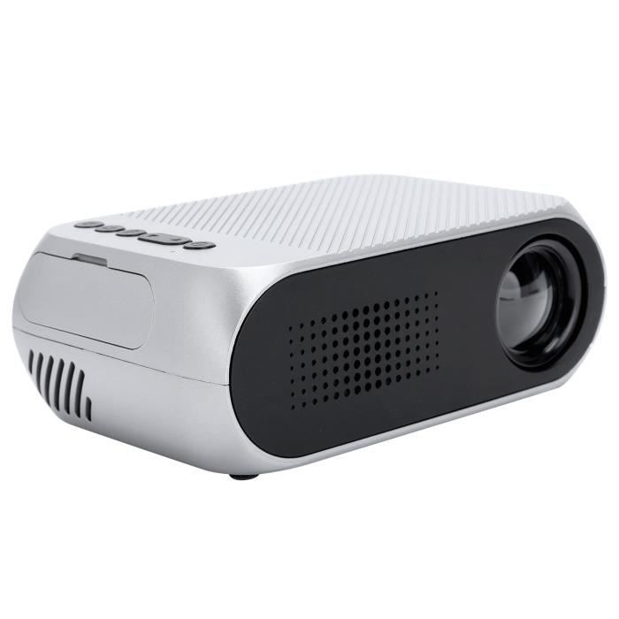 Mini Projecteur LED - HURRISE - Argent - 1080P - 400 Lumens - Multi ...