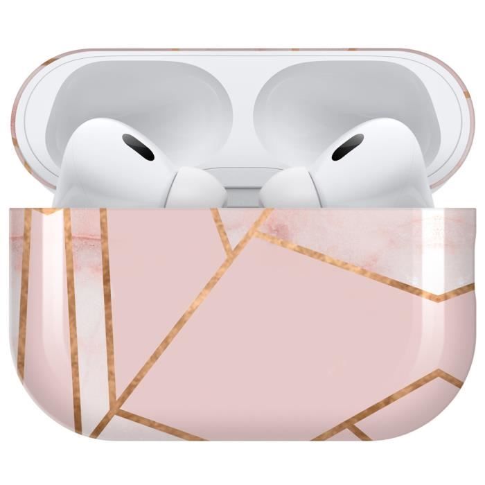 Coque Hardcover AirPods Pro 2 - IMOSHION - Rose - Synthétique - Sans ...