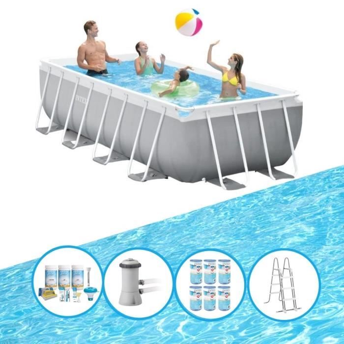 Intex Piscine Prism Frame - Ensemble de piscine - 400x200x100 cm ...