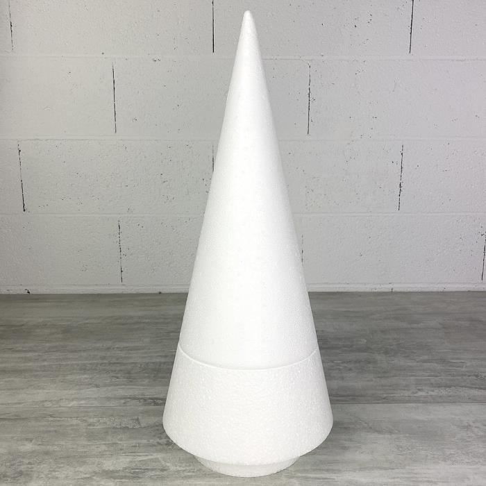 Cône en polystyrène - LEALOO - 54 cm - Support pour pièces montées ...