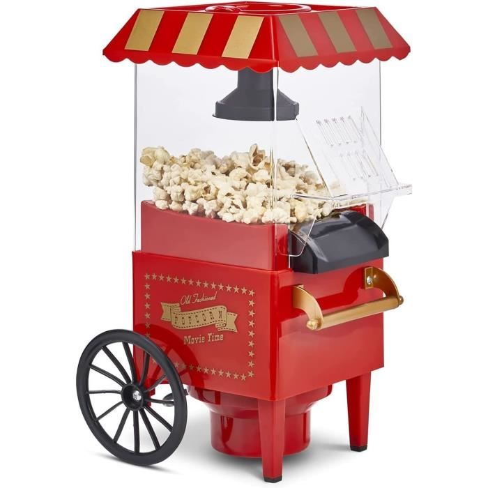 Machine À Pop-Corn Électrique Rapide 1200 W Avec Tasse À Mesurer Et ...