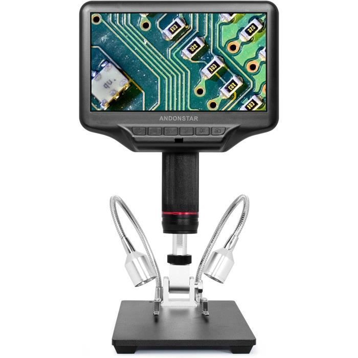 Andonstar AD407 1080p HDMI 4MP Microscope numérique Metel Stand High WD ...