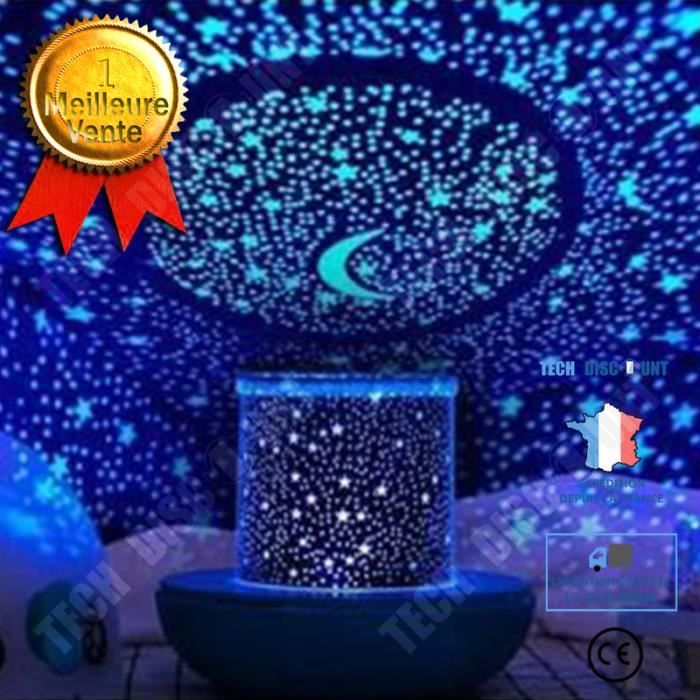 Veilleuse Bébé - TD® - Projecteur Lumière - LED - Rotation - Minuterie ...