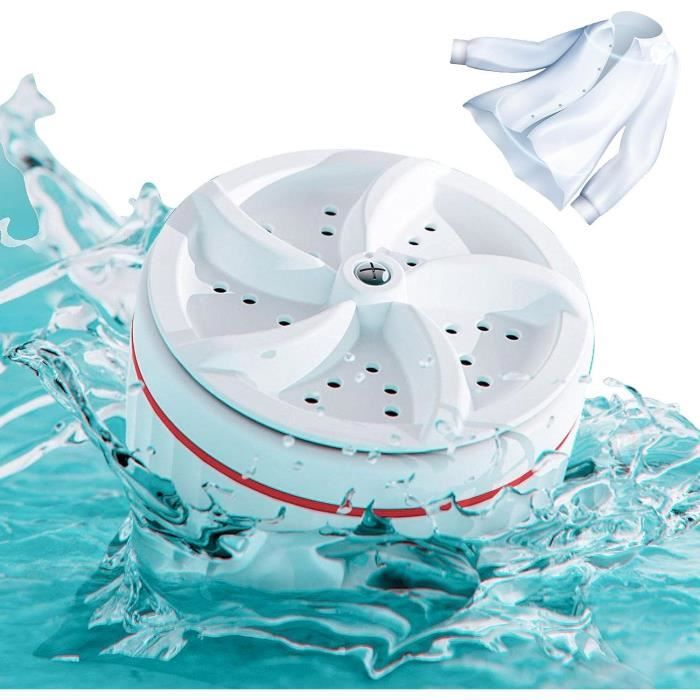 Machine À Laver Portative - Mini Laveuse À Turbine Blanche Laveuse ...