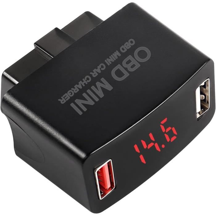 Voiture Obd Usb Adaptateur Secteur Dc12‑24V Double Prise De Chargeur ...