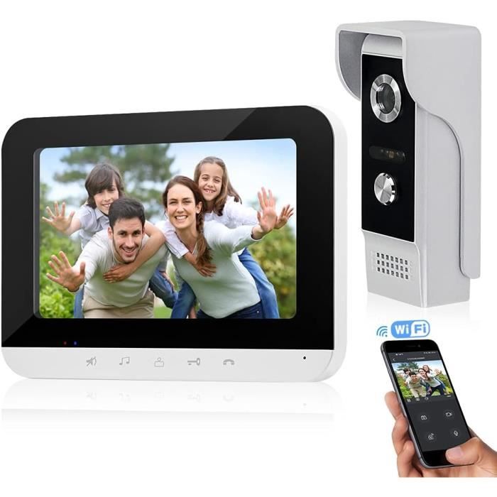 Téléphone Vidéo De 7Inch Wifi Tuya Système De Téléphone Portail Touch ...