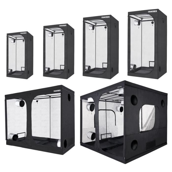 TRAFIKA Chambre de Culture Intérieure 80x80x160 cm / GROW TENT / GROW ...