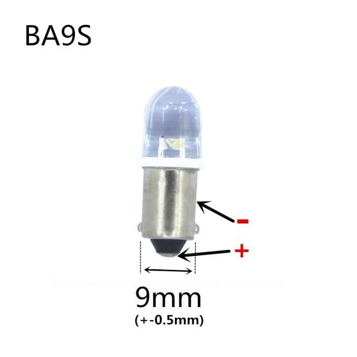 AMPOULE LED,Remark color-DC3V--Lot de 20 LED BA9S DC 3V, 4.5V, 6V, 8V ...