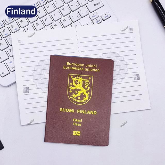 CAHIER,Finland-9x12.5 cm--Carnet De Notes Avec Passeport, Papeterie ...