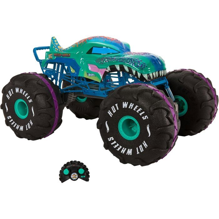 Voiture Télécommandée Hot Wheels Monster Trucks Mega-Wrex RC XL 1/6 61 ...