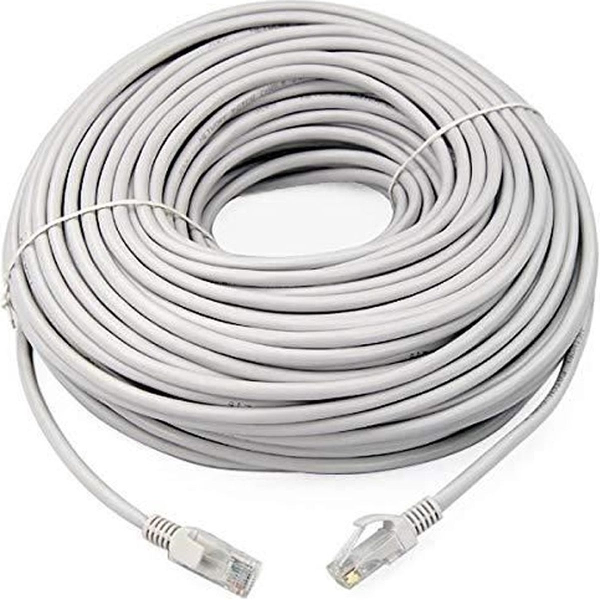 Link-e : Cable reseau RJ45 100m Cat.6 gris, ethernet, qualité pro, haut ...