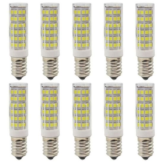 Ampoule LED E14 Blanc Froid 6000K 7W Equivalent 60W Halogène Ampoules 500LM Non-Dimmable AC220 ...
