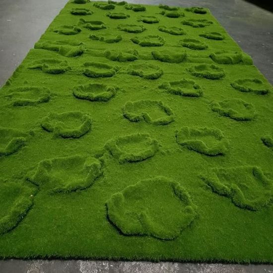 1x1m Tapis en mousse Artificielle,Artificielle Faux Jardin Gazon Herbe ...