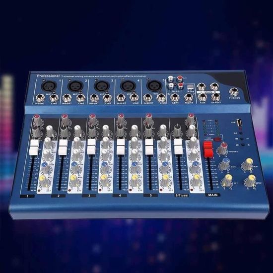 Tables de mixage Pbzydu Console de mixage Audio Professionnel Console ...