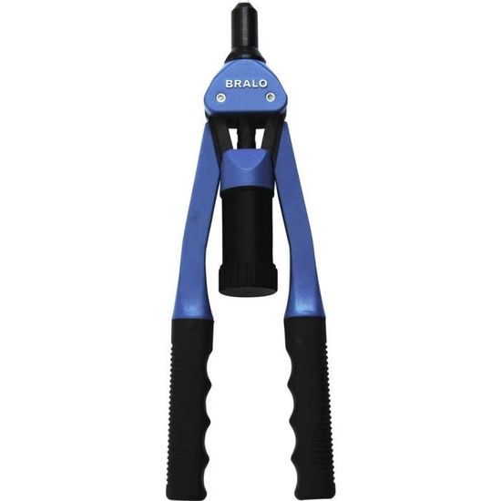 Pince à levier pour rivets aveugles - BRALO - BM-90 - 440 mm - Bleu - Métal - Outil de fixation ...