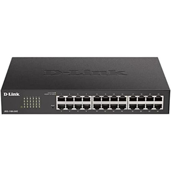 Switch administrable smart Gigabit 24 ports série DGS-1100 avec prise ...