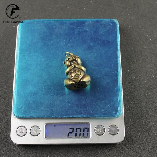 STATUETTE,pig-20g--Statue de cochon'animal rétro en cuivre avec lettre ...