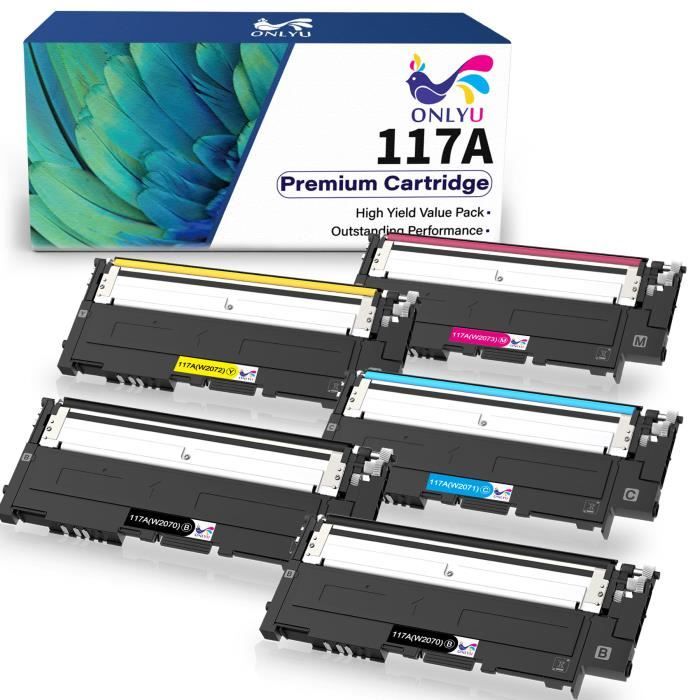ONLYU Cartouche 117A de Compatible pour HP Color Laser MFP 178nw 179fnw ... ONLYU Cartouche 117A de Compatible pour HP Color Laser MFP 178nw 179fnw ...