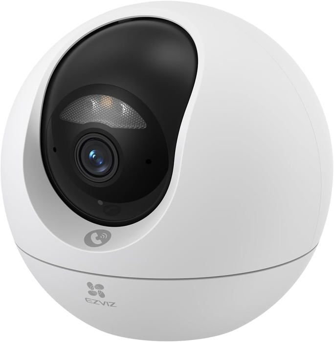 C6C 8Mp Caméra Surveillance Wifi Intérieure, Caméra 360° Avec Détection ...