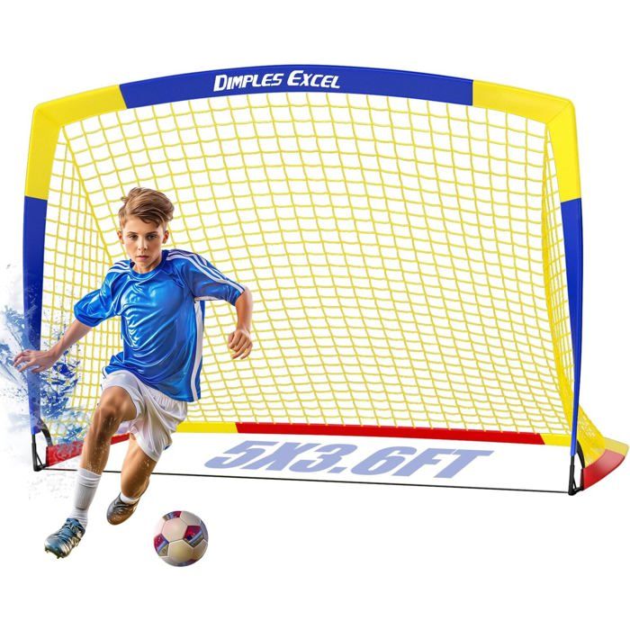 Dimples Excel Soccer Goal Net for Outdoor Garden Football Training ...