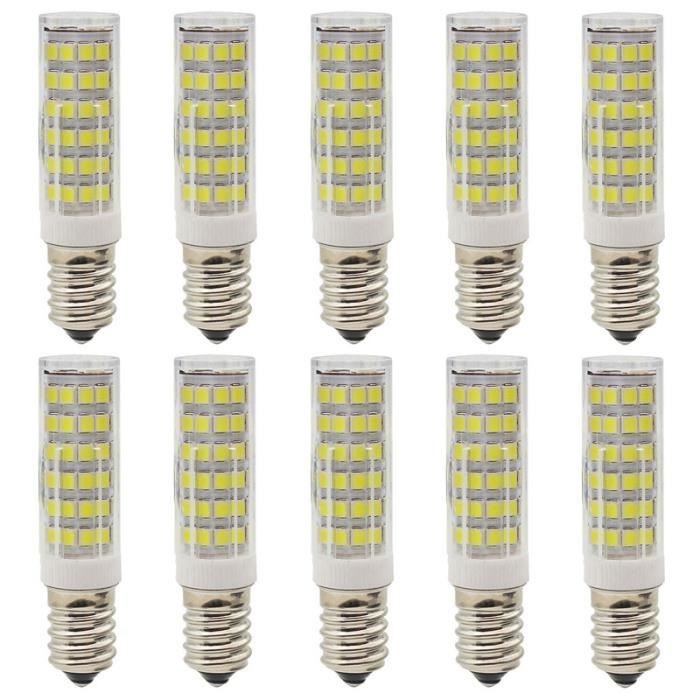 Ampoule LED E14 Blanc Froid 6000K 7W Equivalent 60W Halogène Ampoules 500LM Non-Dimmable AC220 ...