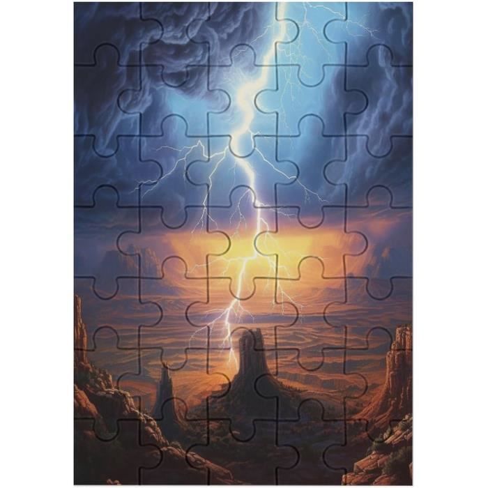 Puzzle Adulte Lightning Puzzle 35 Pcs - À - Adultes Et Enfants Dès 14 ...