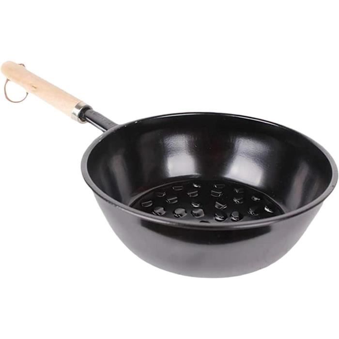 Charcoal Starter Pot Safe Poignée en bois BBQ Grill Outils Portable ...