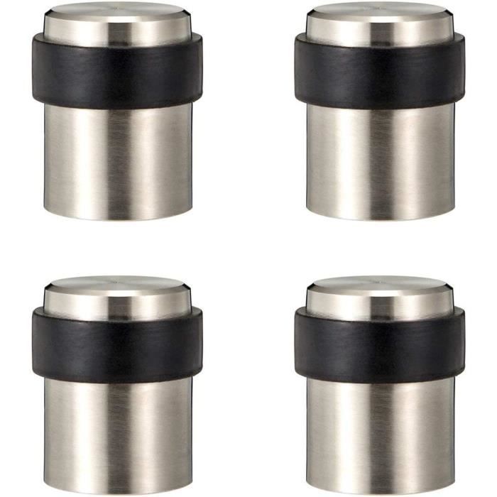 4 X Butoir de Porte Mural en Acier INOX Arrêt de Porte Butoir Bloque ...