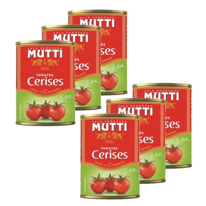 Mutti - Lot 6x Tomates cerises - Boîte 400g - Cdiscount Au quotidien